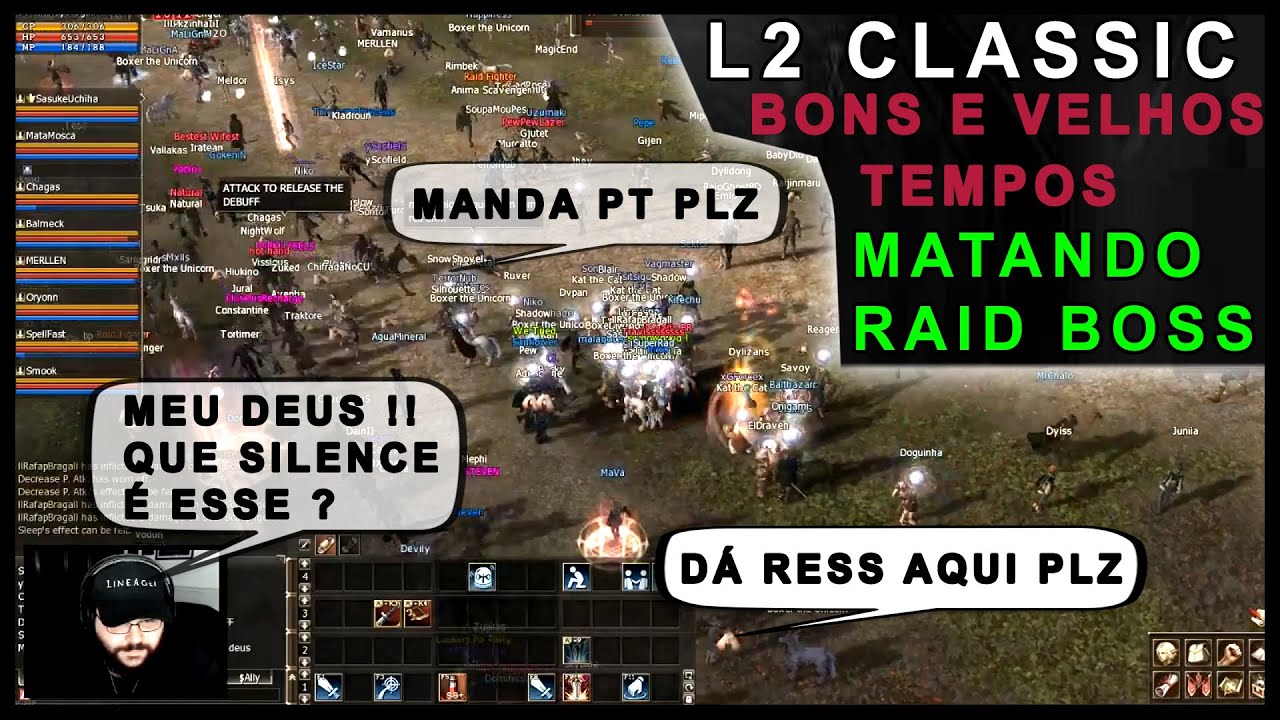 Lineage 2 Classic - Lembra dessa Época ? Matando Raid Boss Soul ...