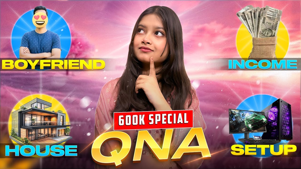 600K SPECIAL ️🔥QNA VIDEO - ELIZA GAMING - YouTube