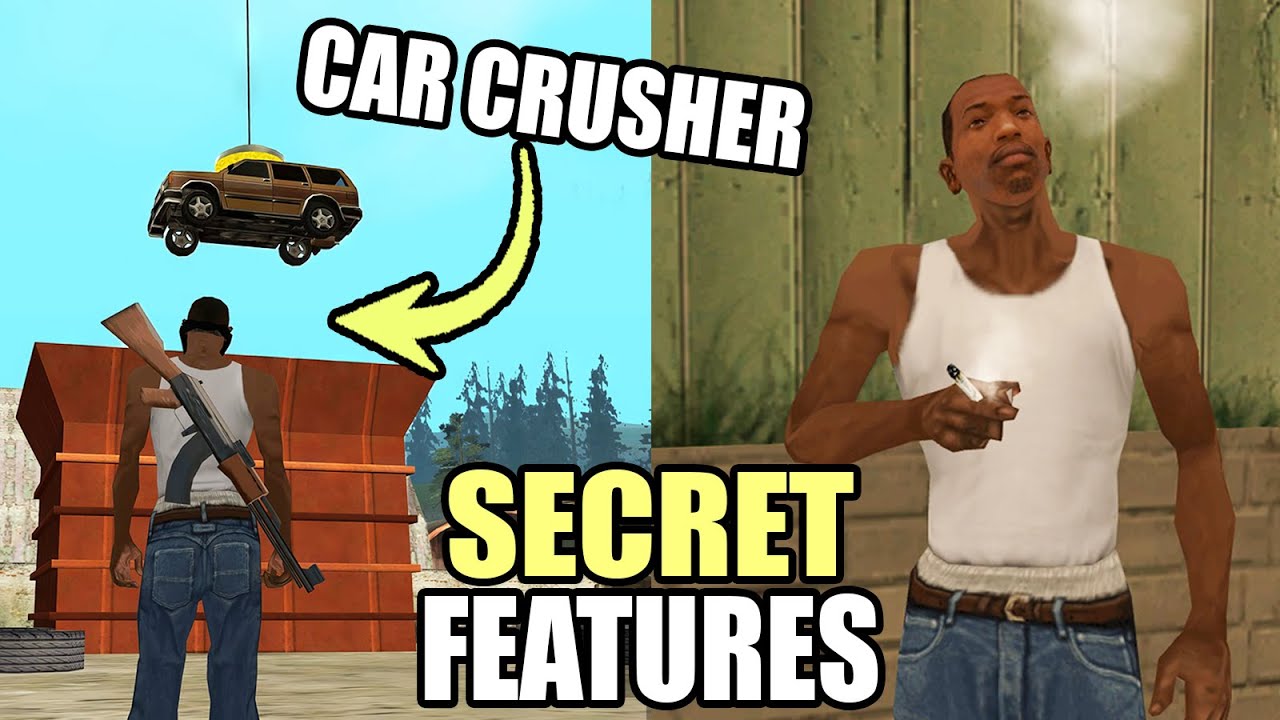 GTA San Andreas Secret Features and Hidden Things (Multiplayer) - YouTube
