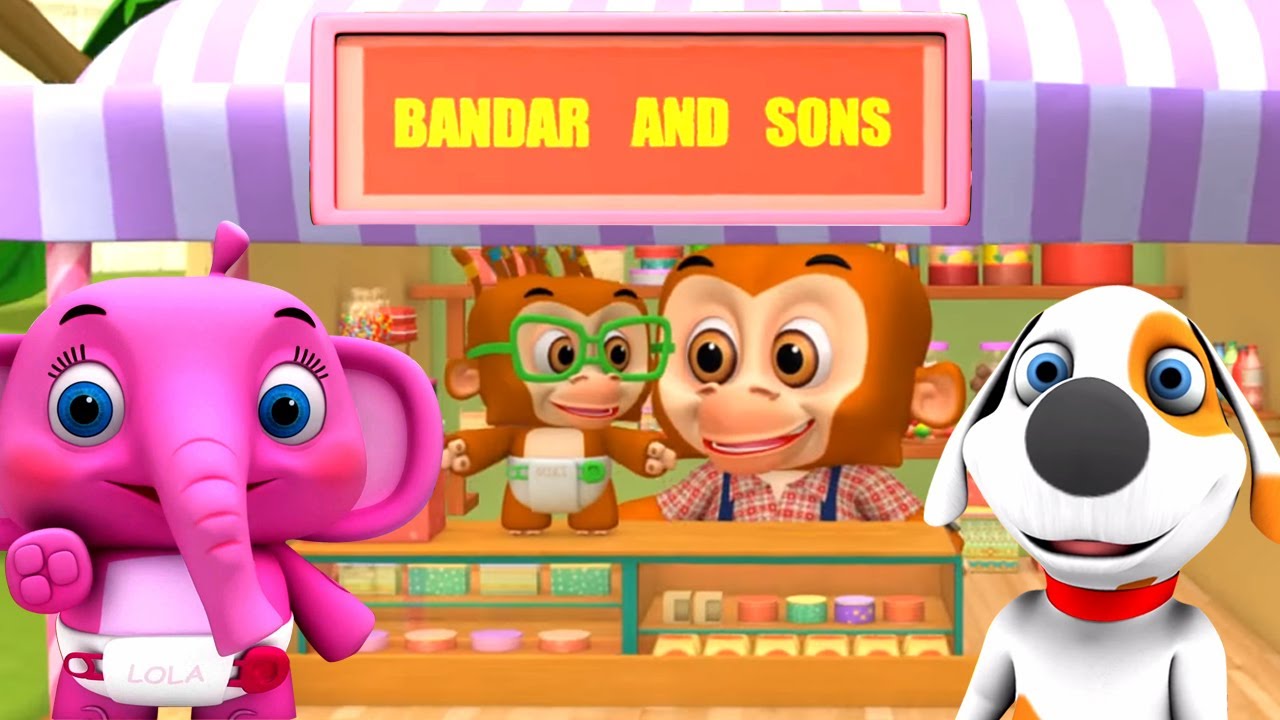 Ek Bandar Ne Kholi Dukaan | Nursery Rhyme In Hindi - YouTube