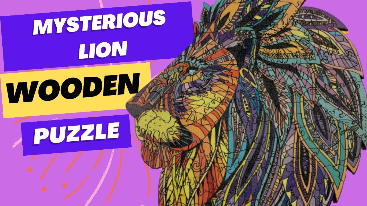 Mysterious Lion | Wooden Jigsaw Puzzle - YouTube