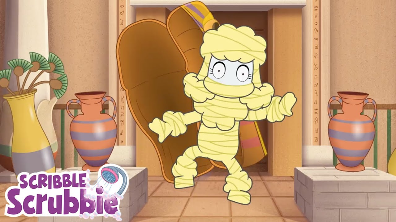 Clyde's Not Scared! 👻 NOT So SCARY MASHUP! Crayola Scribble Scrubbies ...