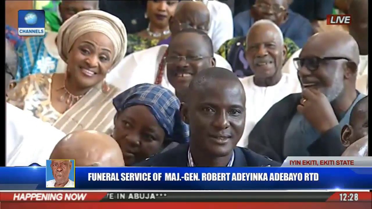 Funeral Service Of Major Gen Robert Adeyinka Adebayo Rtd Pt 7 - YouTube