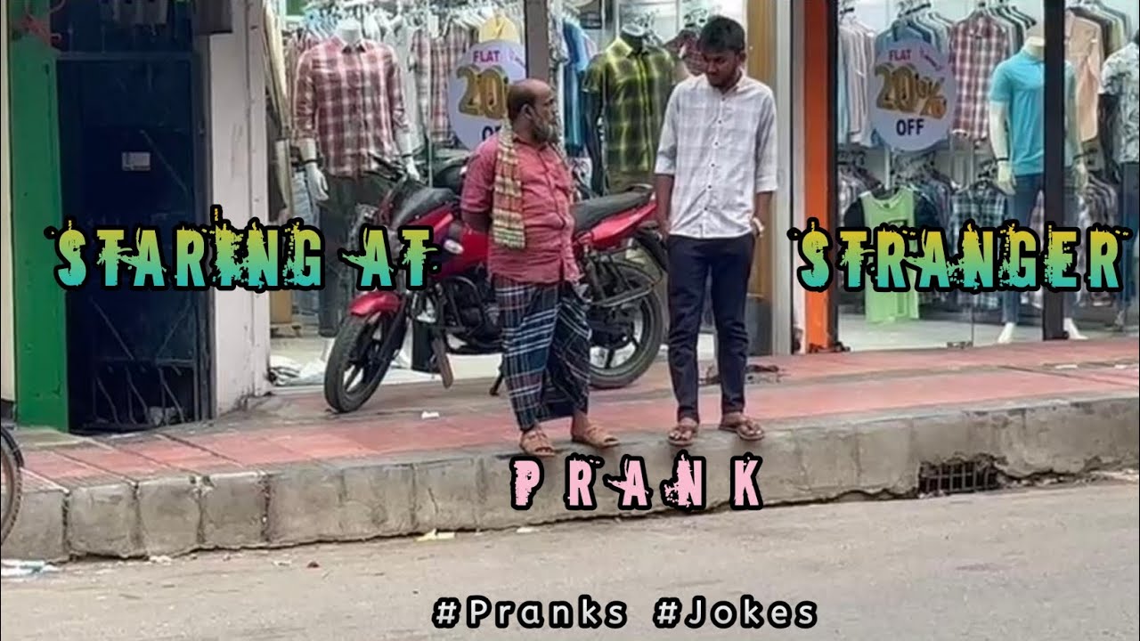 Staring at stranger Prank 🇧🇩#Pranks #Jokes || Silz's Family || Salman Chaudhury || - YouTube