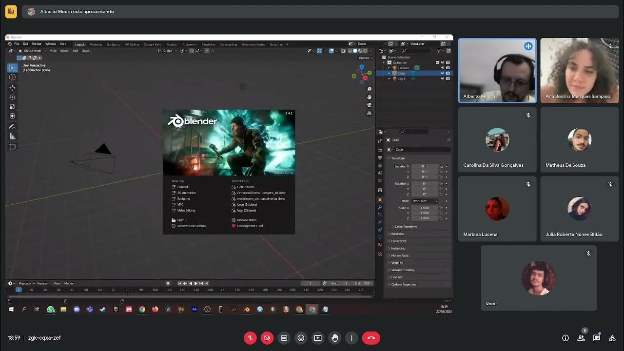 Curso de modelagem 3D no Blender | Aula 01 - YouTube