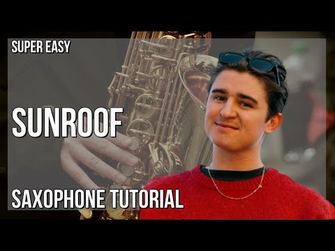 SUPER EASY: How to play Sunroof by Nicky Youre ft dazy on Alto Sax ...