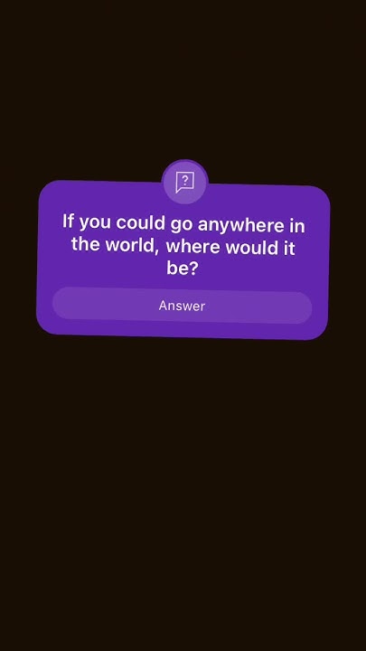 If you could go anywhere in the world l, where would it be?#fyp - YouTube