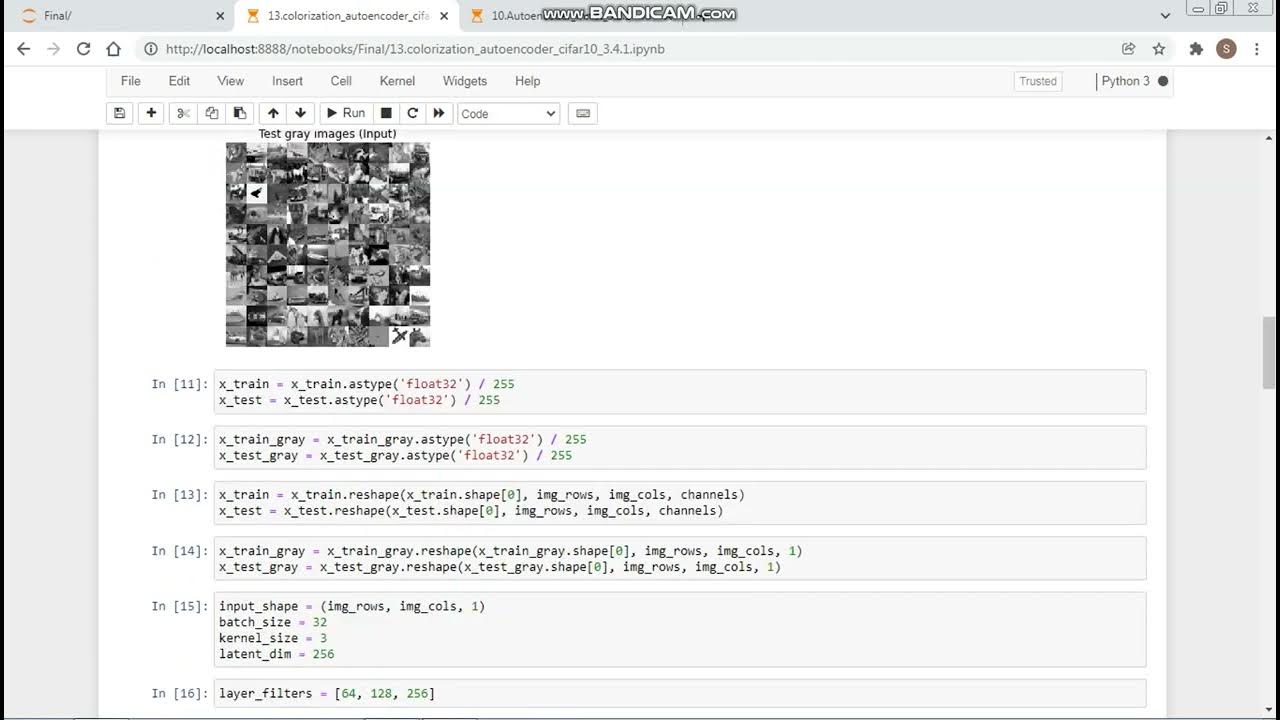 Colorization Autoencoder Cifar10 3 4 1 - Youtube