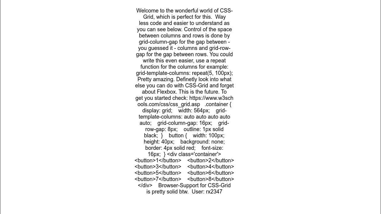 How to control vertical and horizontal spacing in Flex with horizontal center alignment and ...