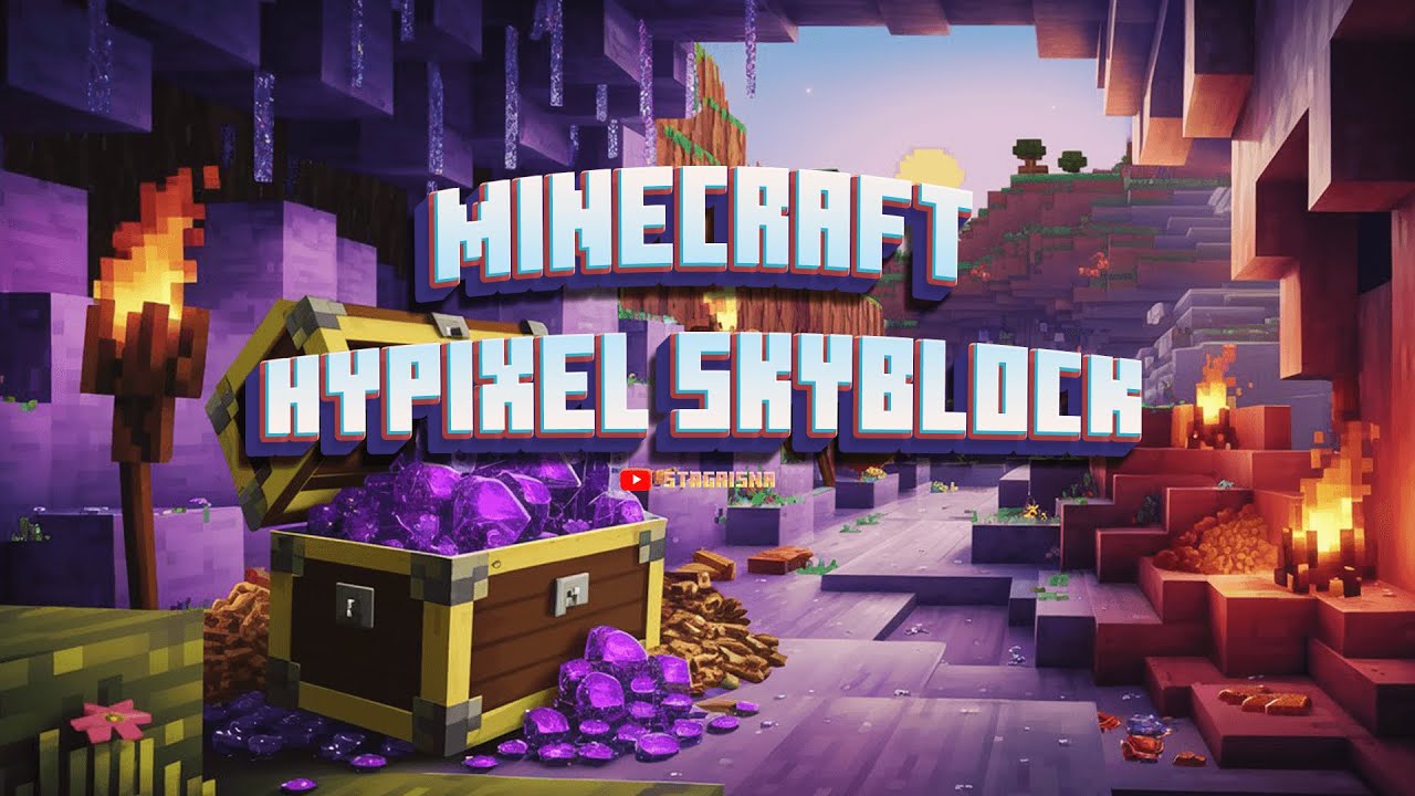 Membuka Area Crystal Hollows Di Hypixel Skyblock | Minecraft - YouTube
