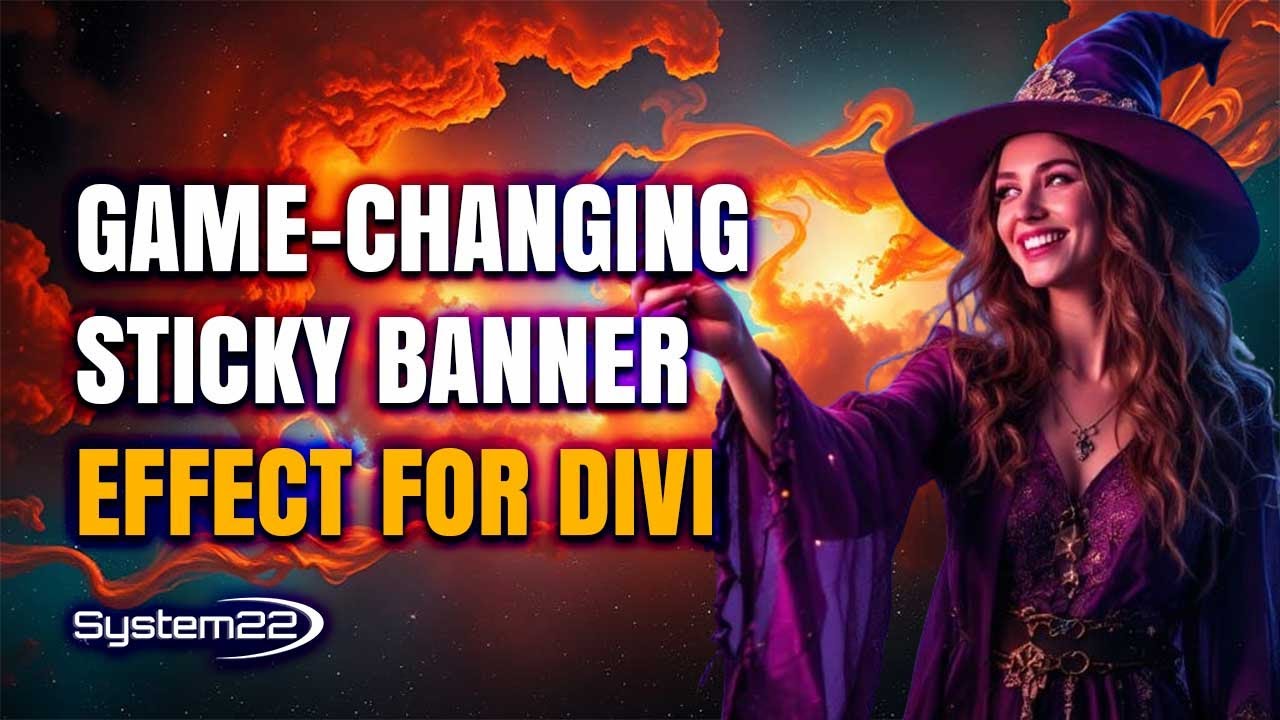Game-Changing Sticky Banner Effect for Divi – Watch This! - YouTube