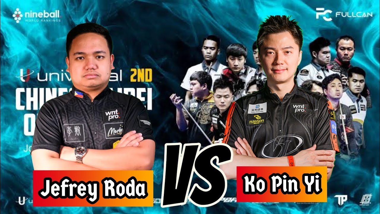 Epic Showdown: Jeffrey Roda vs. Ko Pin Yi | 2nd Chinese Taipei Open ...