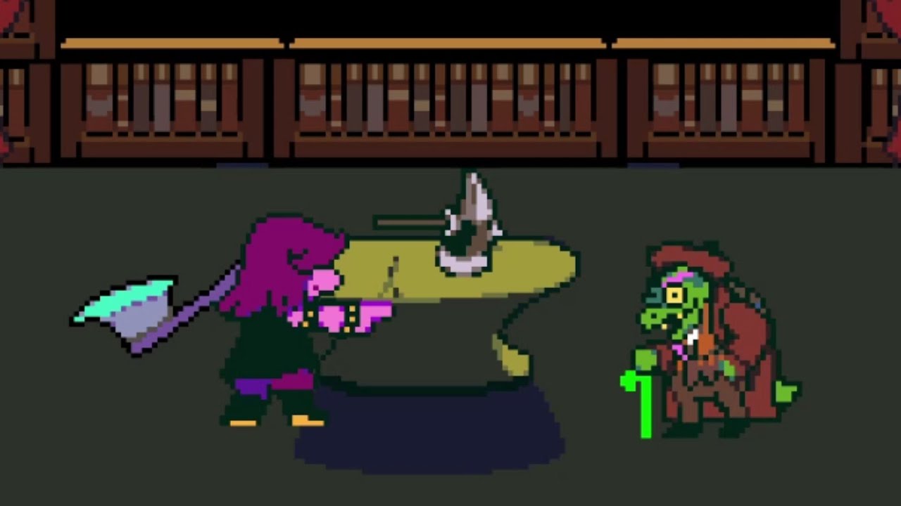 Deltarune Chapter 4 - Defeating Gerson - YouTube