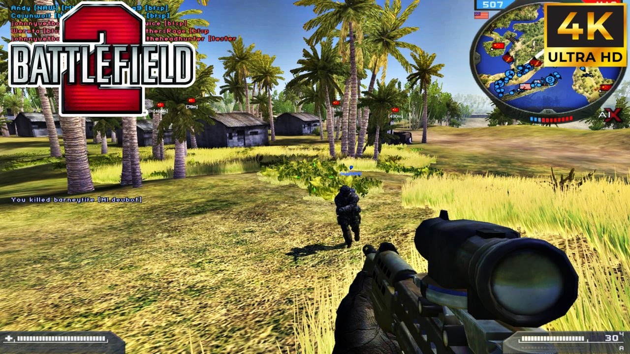 Battlefield 2 (2005) AIX Mod 70 vs 70 Full 4K gameplay - YouTube