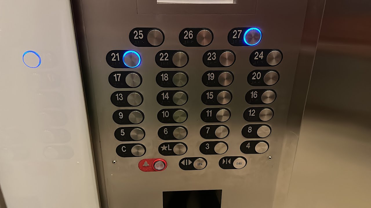 KONE Revolution East Elevators at Hyatt Regency Tower 1- Orlando, FL ...