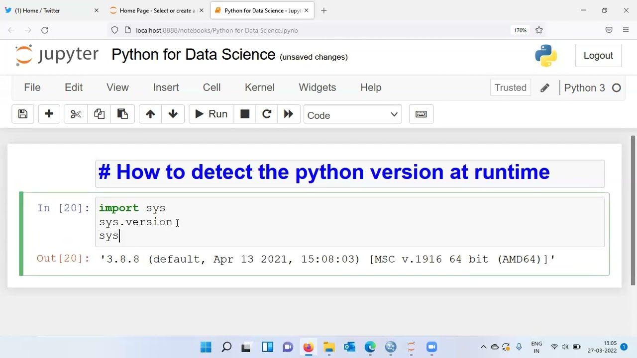 How To Detect The Python Version At Runtime YouTube How To Detect The Python Version At Runtime YouTube