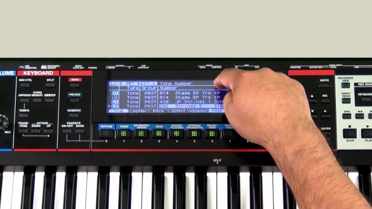 Roland Juno-Gi - Live Set Creation 02 - Stage EP Xtra (Layer) - YouTube