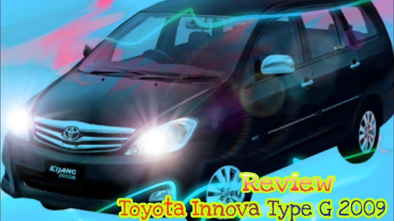 2009 Toyota Innova Black Type G Review Interior & Exterior - YouTube
