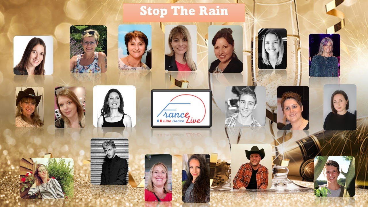 Stop The Rain - Demo Line Dance - YouTube