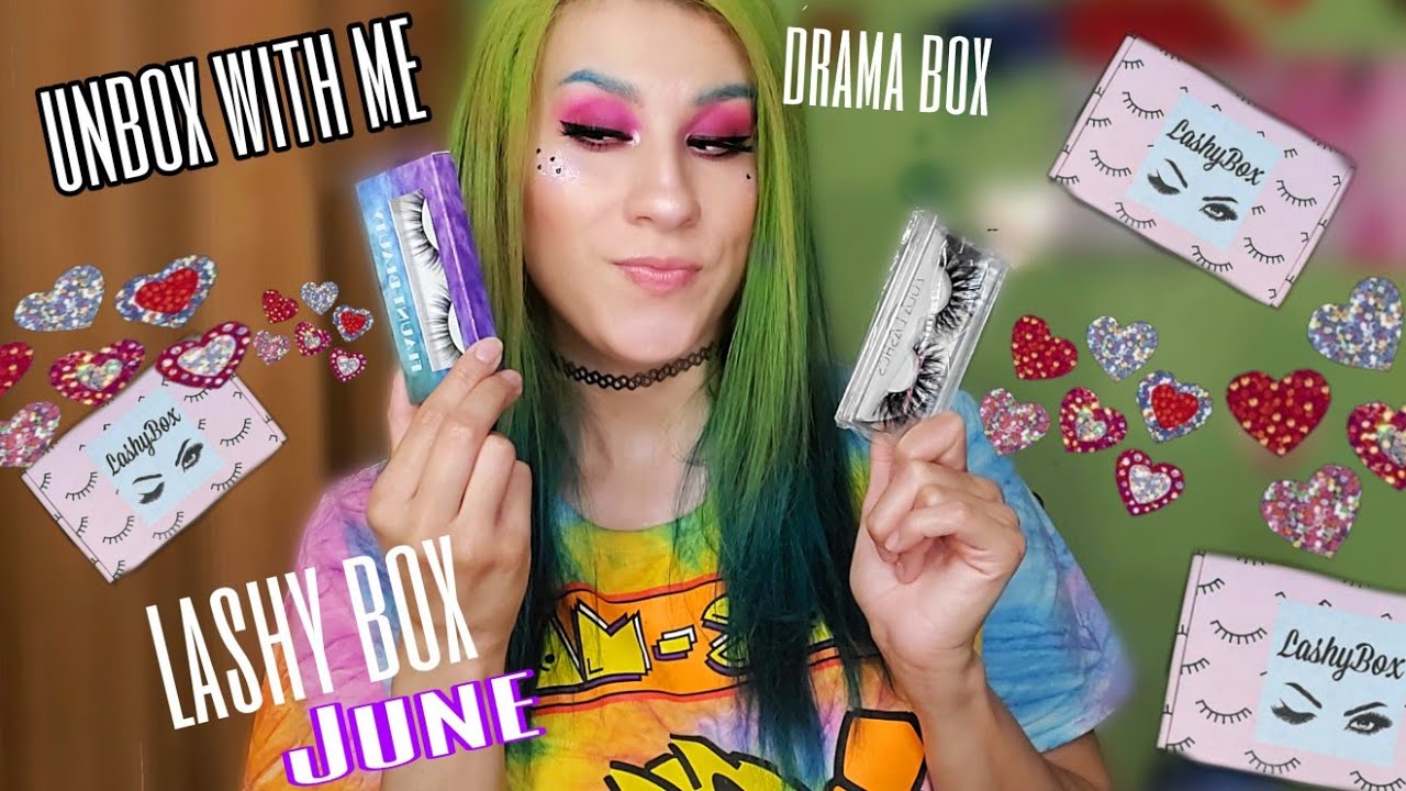 Lashy box June unboxing - YouTube