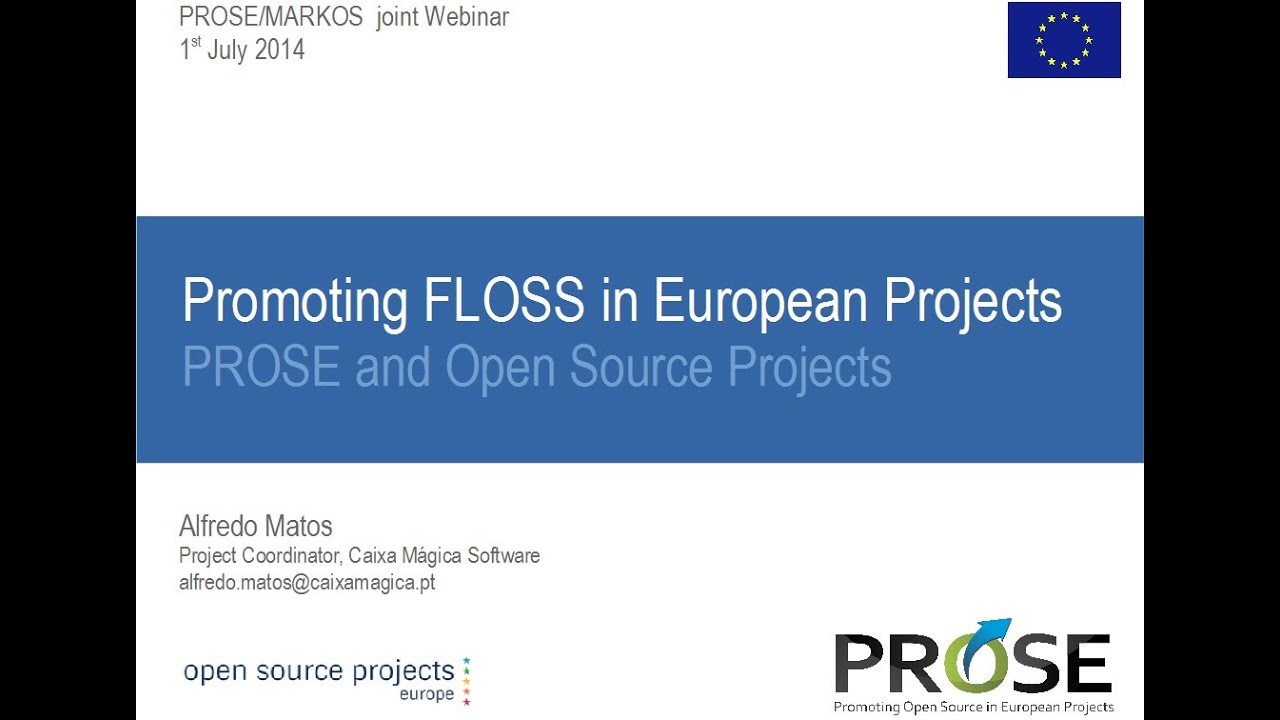 PROSE Business Models Open Source Business Strategies in ICT Projects ...