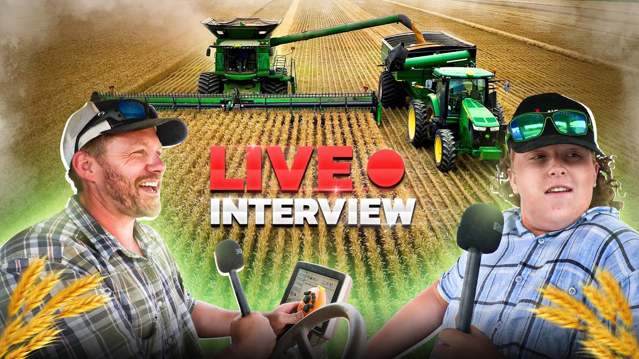 Inside Look at a Large Scale Wheat Harvest | Farming Insider | The ...