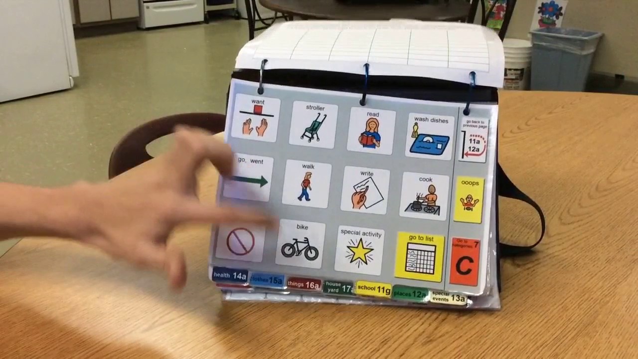 PODD Model Video: I want to go for a bike ride - YouTube