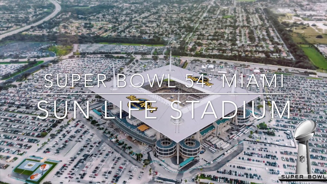 Super Bowl 54-58 Stadiums & Locations - YouTube