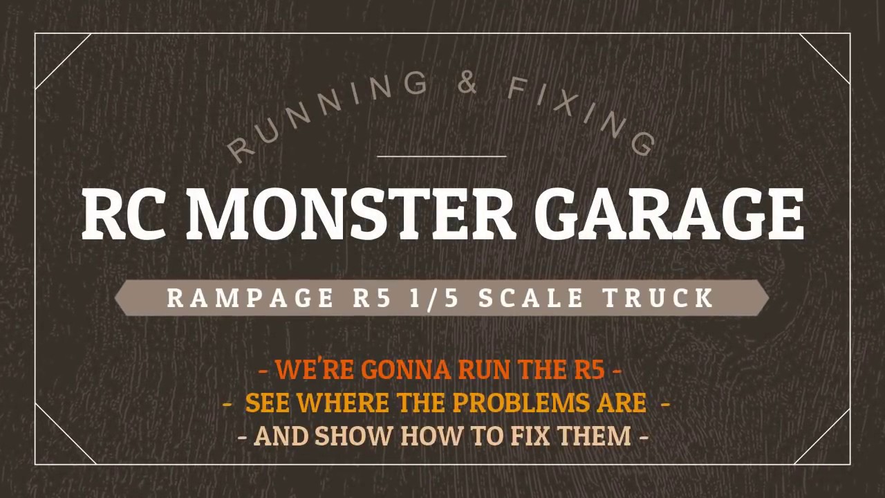 Part 1 Redcat Racing R5 - Running & Simple Fix - YouTube