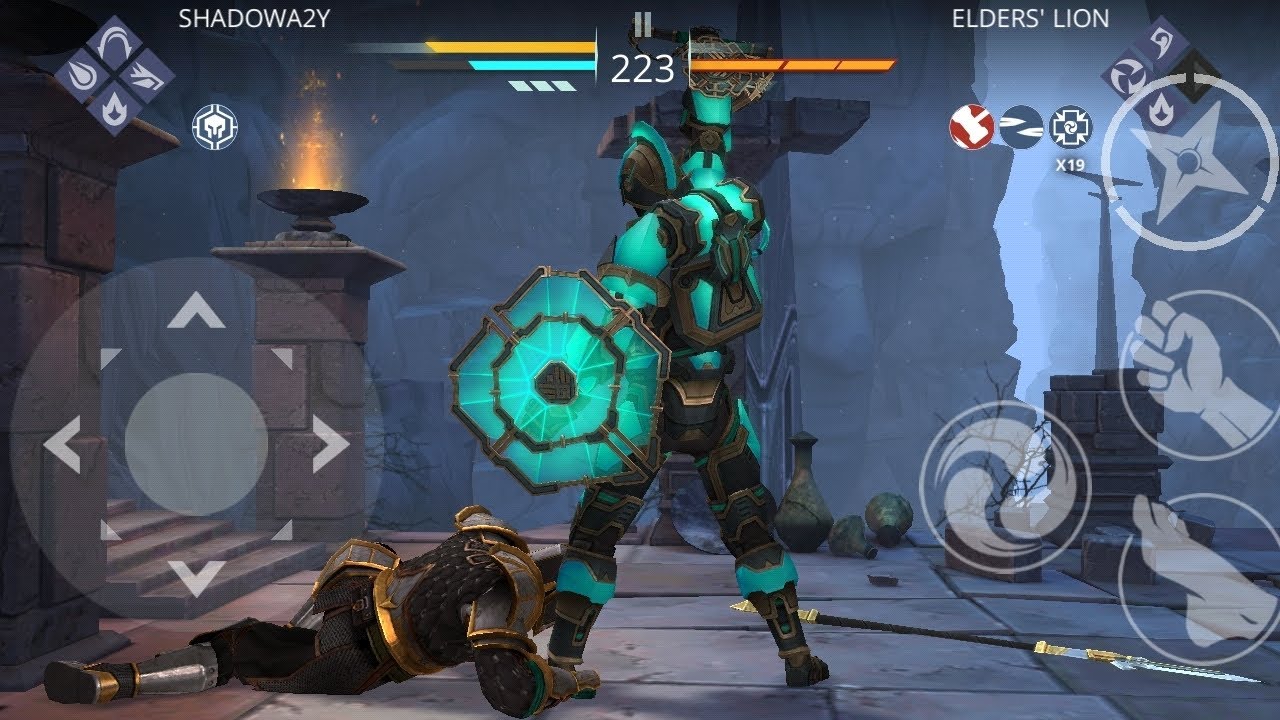 Shadow Fight 3 Bosses Fight Gameplay. Event Boss: Eraser VS Red Lion ...