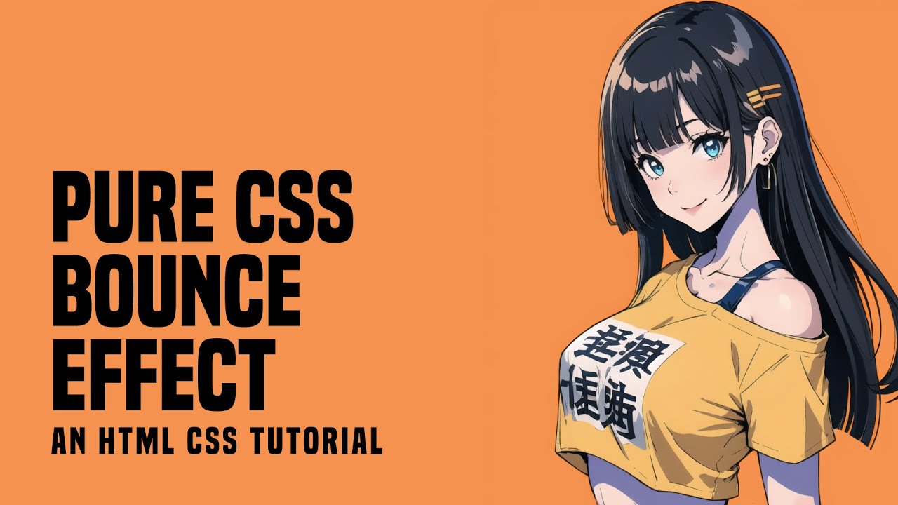 Simple Bounce Effect In Html Css Youtube
