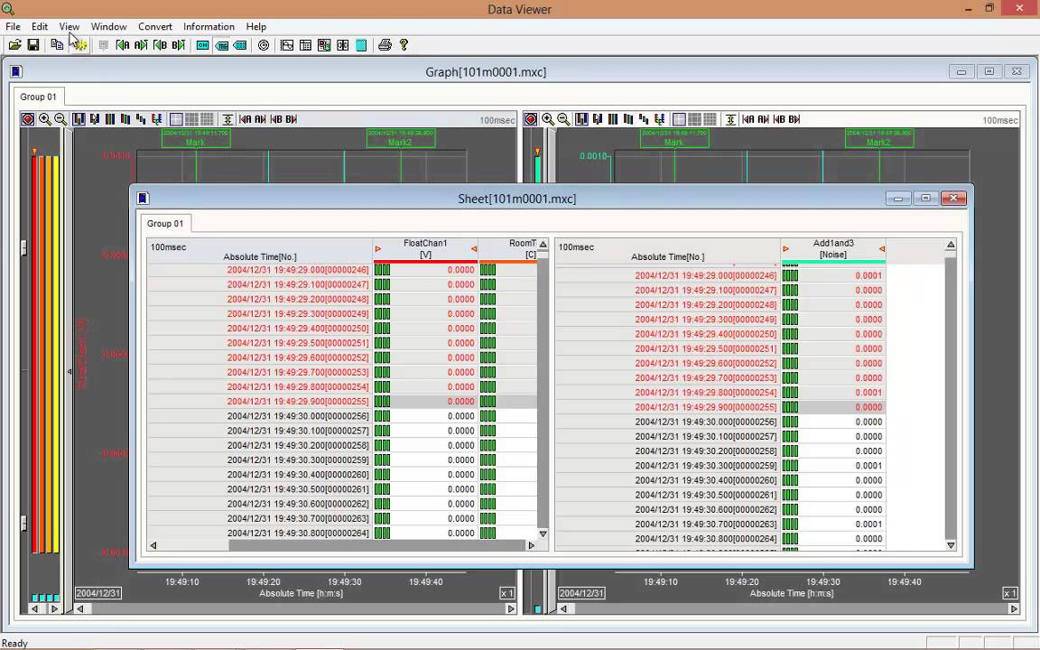 Yokogawa DAQMaster MW100 Data Viewer Software Tutorial - YouTube