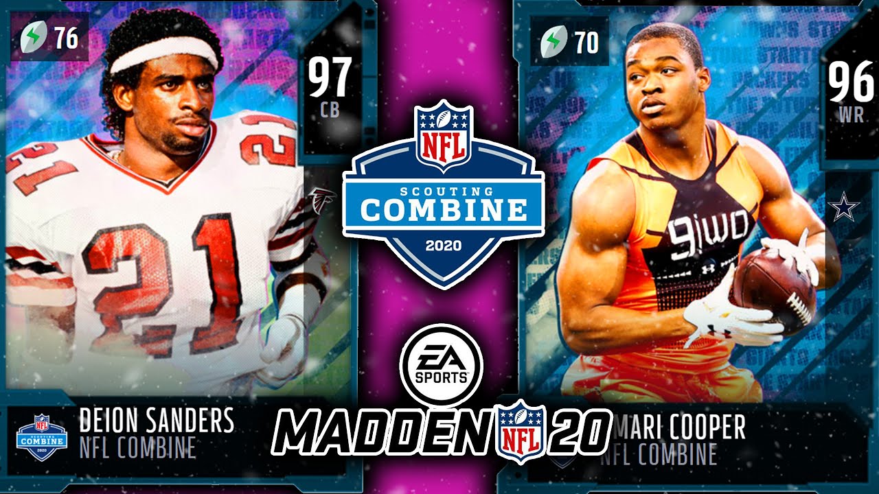 NEW DEION SANDERS AND AMARI COOPER NFL COMBINE - Madden 20 Ultimate ...