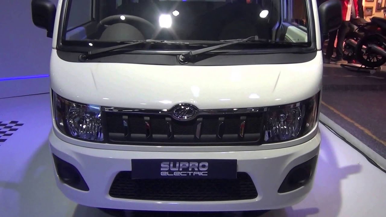 Mahindra Supro Electric at 2016 Auto Expo - YouTube