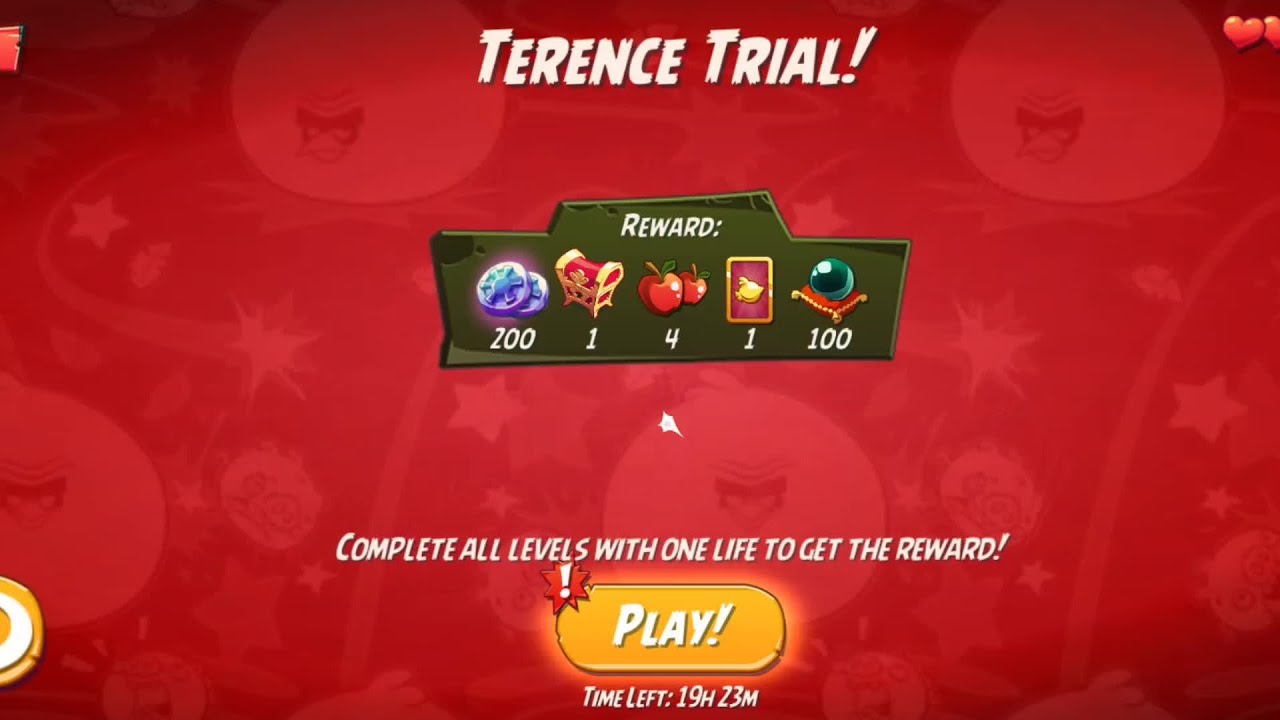 Terence Trail Sunday Challenge Stage 1 and 2 | Angry Birds 2 - YouTube