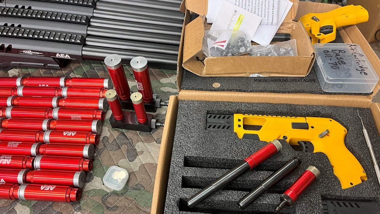 Charging AEA Harpoon or Defender air cartridges & troubleshooting by ...
