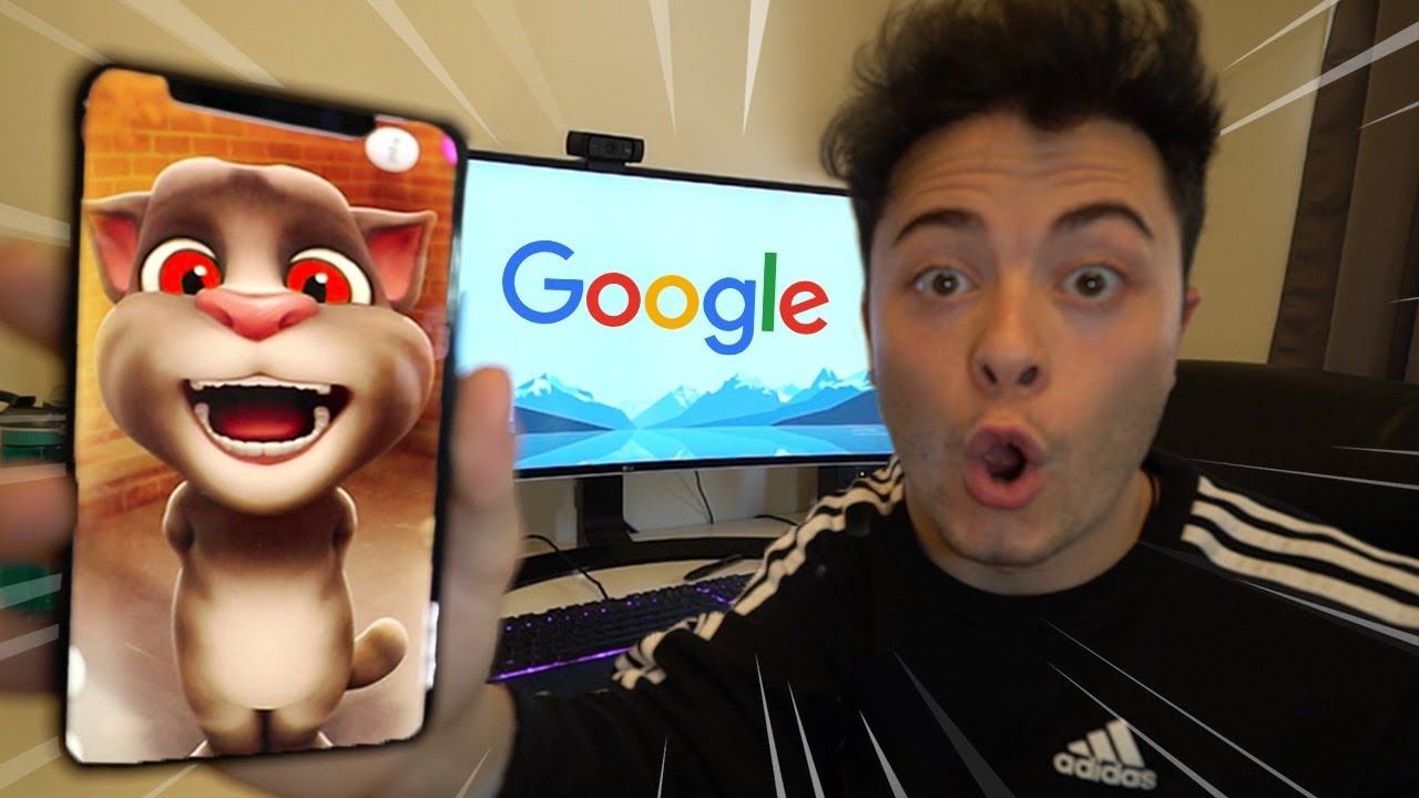 DO NOT GOOGLE TALKING TOM AT 3 AM!! *HE HACKED MY COMPUTER* - YouTube