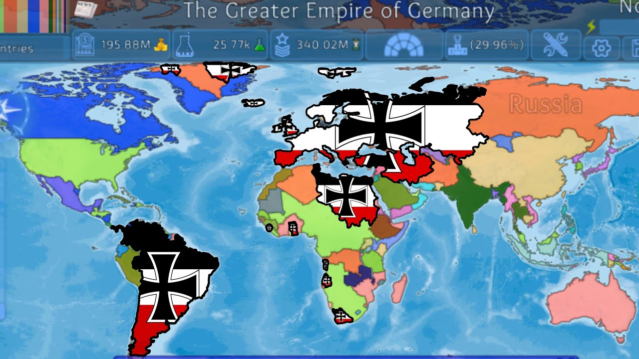 Germany forms the Greater German Empire in Dummynation. - YouTube