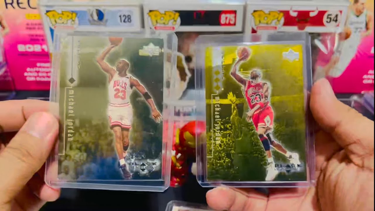 Michael Jordan GOLD /1500 |Upper Deck | loose packs 1998/99/00 | - YouTube