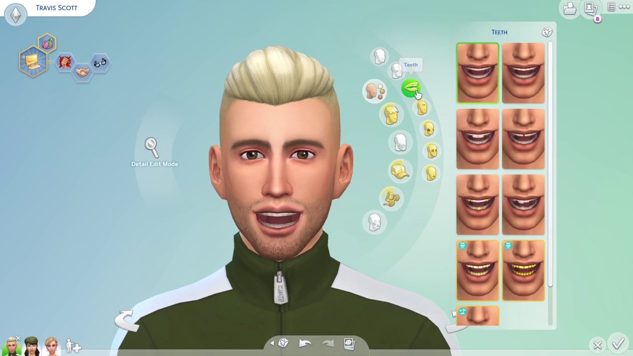 Travis Scott | Love Triangle Makeover | Sims 4 - YouTube