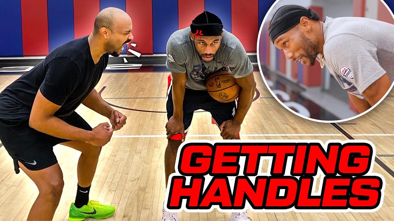 NBA TRAINER HELPING ME GET MY HANDLES RIGHT - YouTube