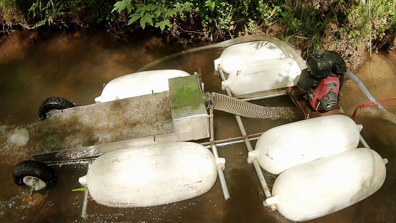 Frank's 3" Gold Dredge and Blaster Suction Nozzle Build w/ HONDA GXH50 ...