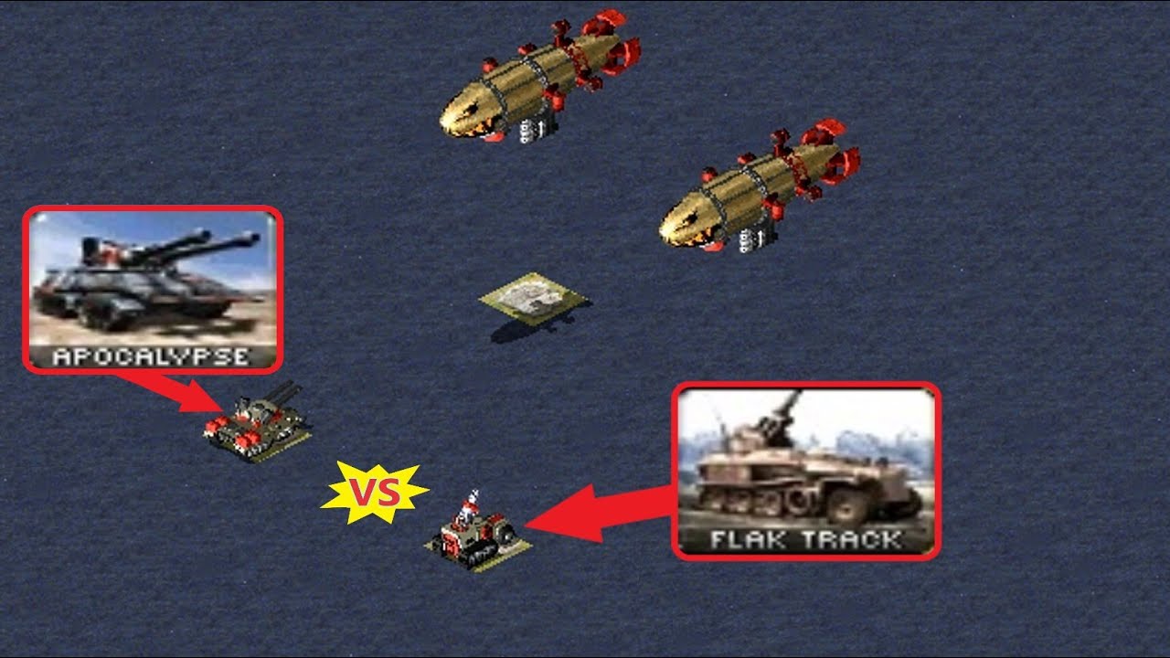 Anti-Air Apocalypse vs Flak Track - Red Alert 2 - YouTube