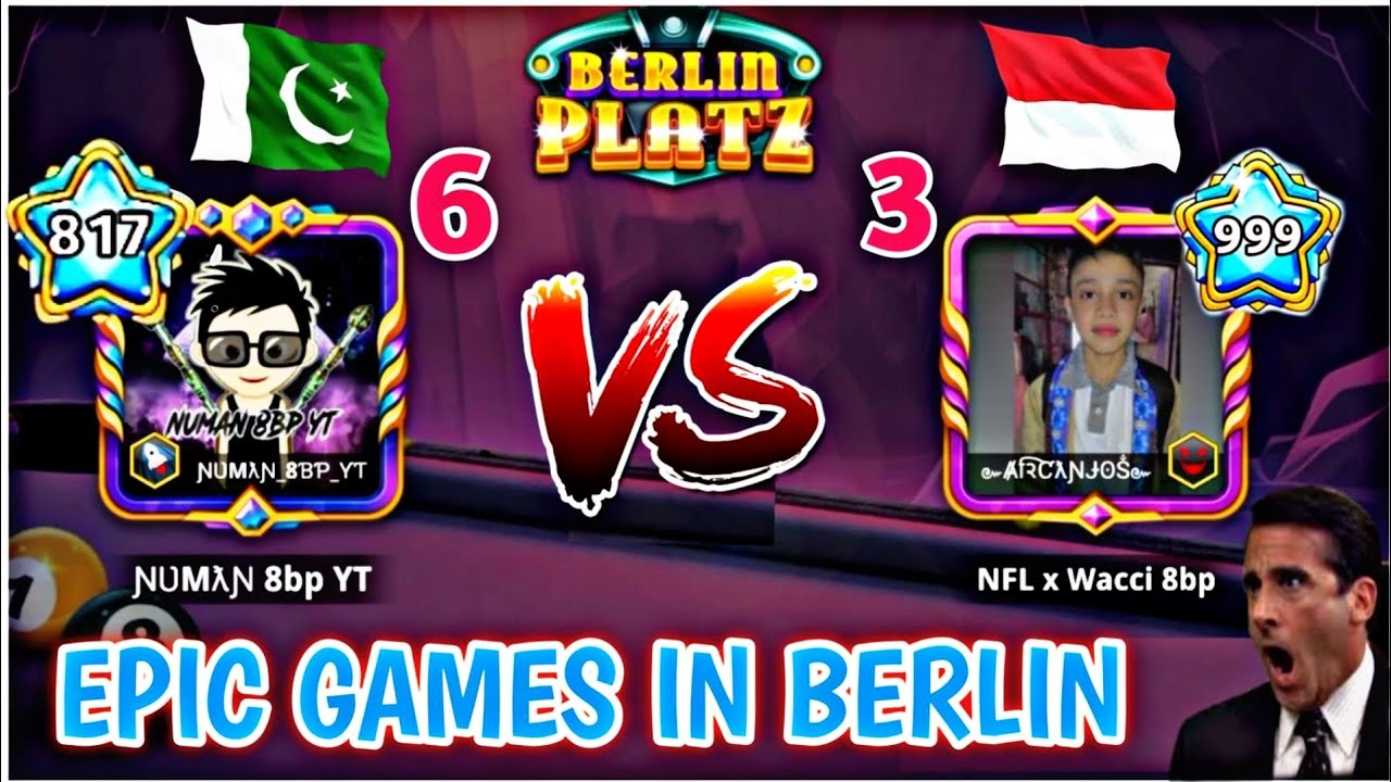 NUMAN 8BP YT vs NFL × Wacci 8bp - Indonesia Legend player 🤝 8 ball pool ...