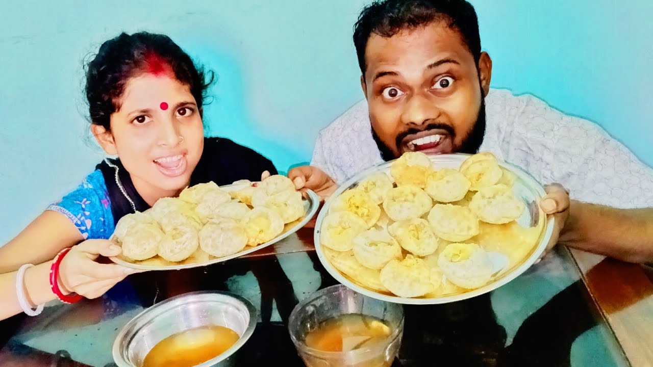 ASMR FUCHKA Eating Challenge/Eating show Fuchka Golgappa Panipuri ...