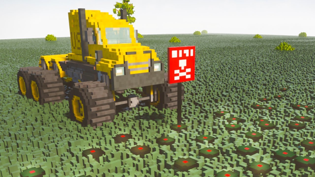 Cars vs Land Mines Field | Teardown Gameplay - YouTube