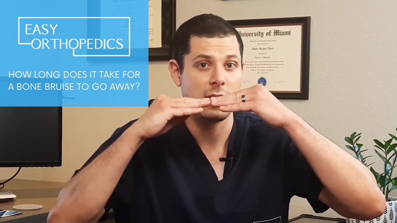 How long does it take for a bone bruise to go away? - YouTube