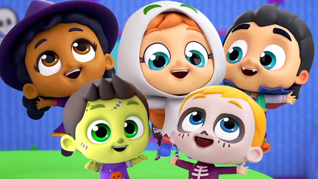 Five Little Monsters, Cartoon Videos And Halloween Nursery Rhymes for ...