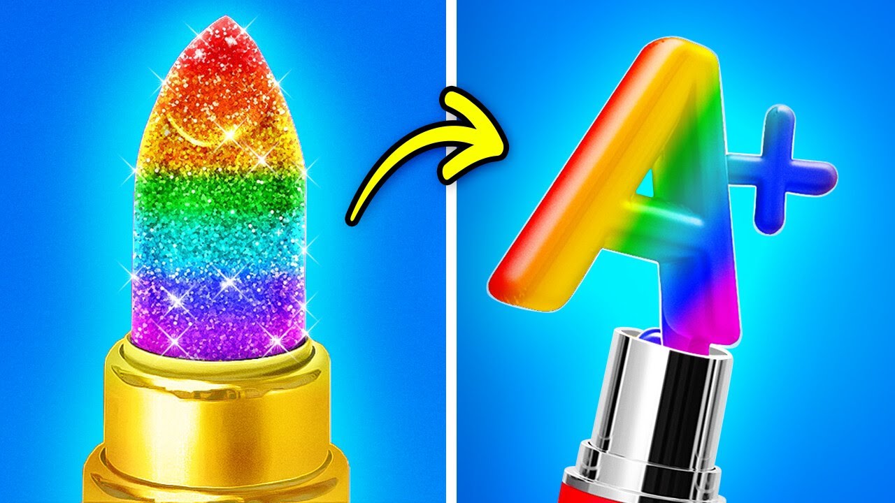 COLORFUL IDEAS FOR SMART STUDENTS 🎓🌈 Viral Hacks and Genius Crafts by ...