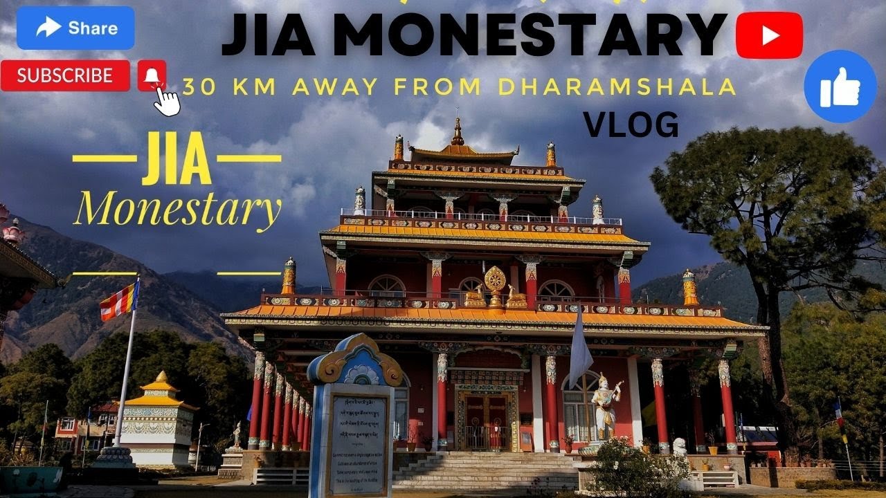 Jia Monastery Palampur | Dharamshala series | vlog | Solo Travel ...